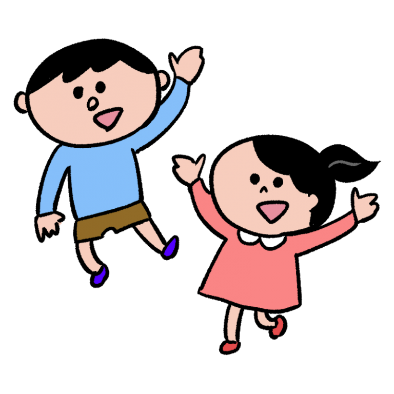 男の子と女の子のイラスト Onwaイラスト