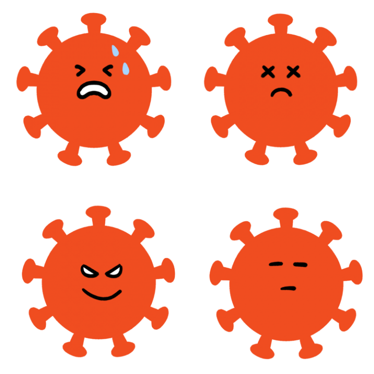新型コロナウイルス感染症(COVID-19) のイラスト無料フリー素材まとめ。かわいい手書きもあります！ - ONWAイラスト