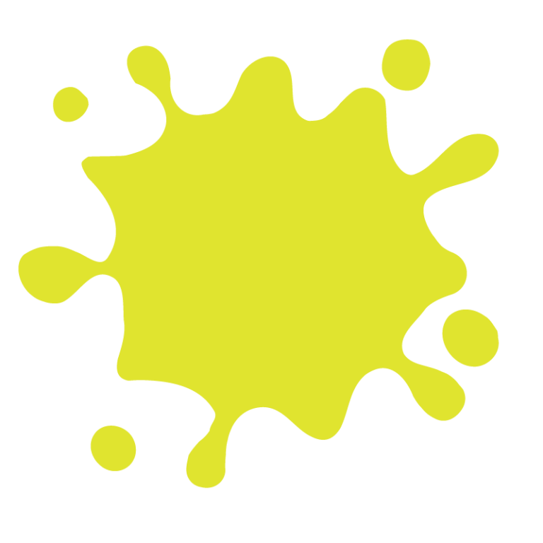 緑の飛び散ったインクのイラスト - ONWAイラスト